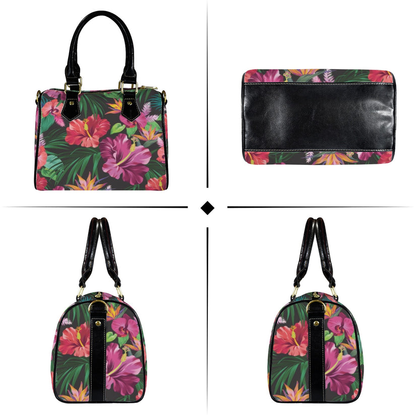 Shoulder Handbag Hibiscus Plumeria Hawaii flower – JorJune
