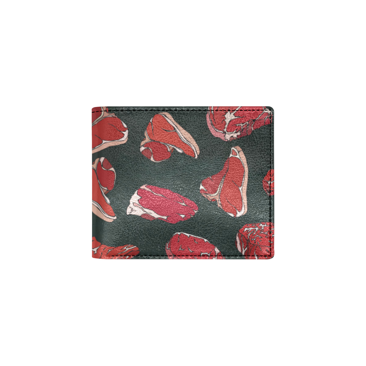 Meat Pattern Print Design 01 Men's ID Card Wallet – JorJune