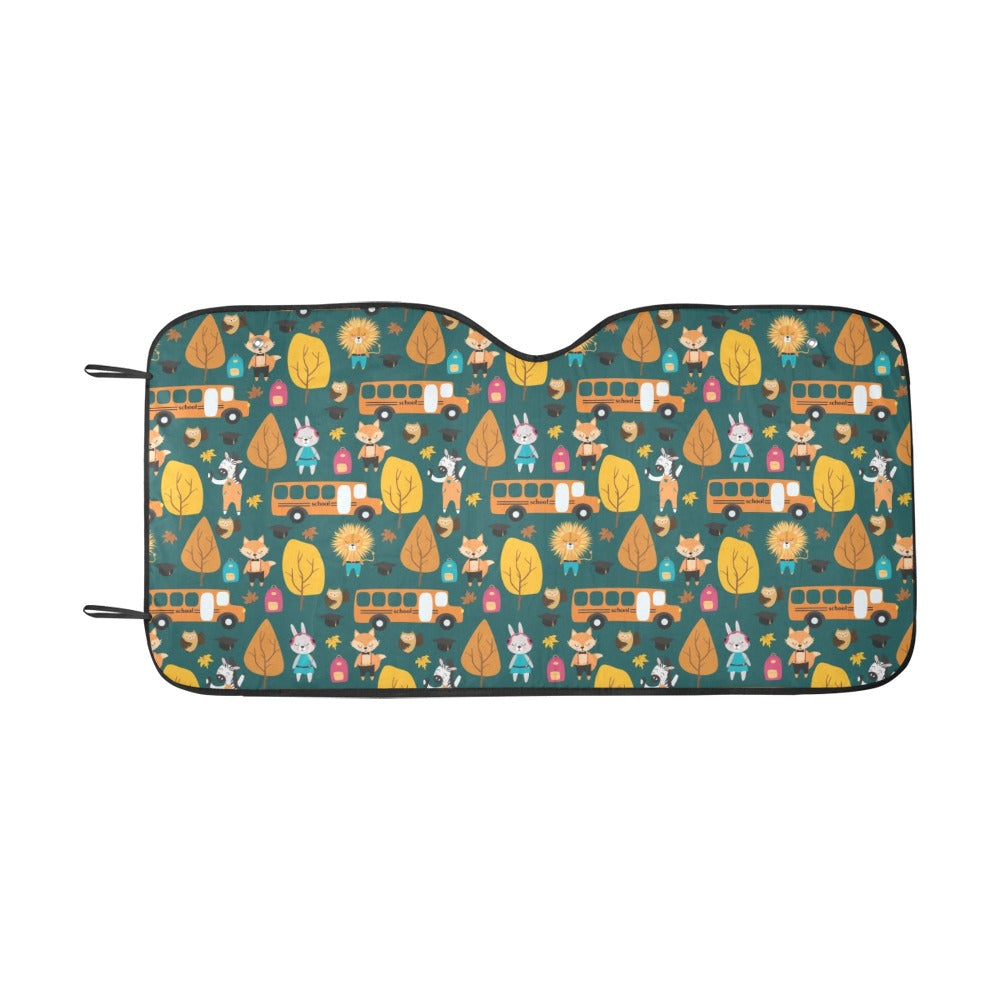 School Bus Print Design LKS309 Car front Windshield Sun Shade – JorJune