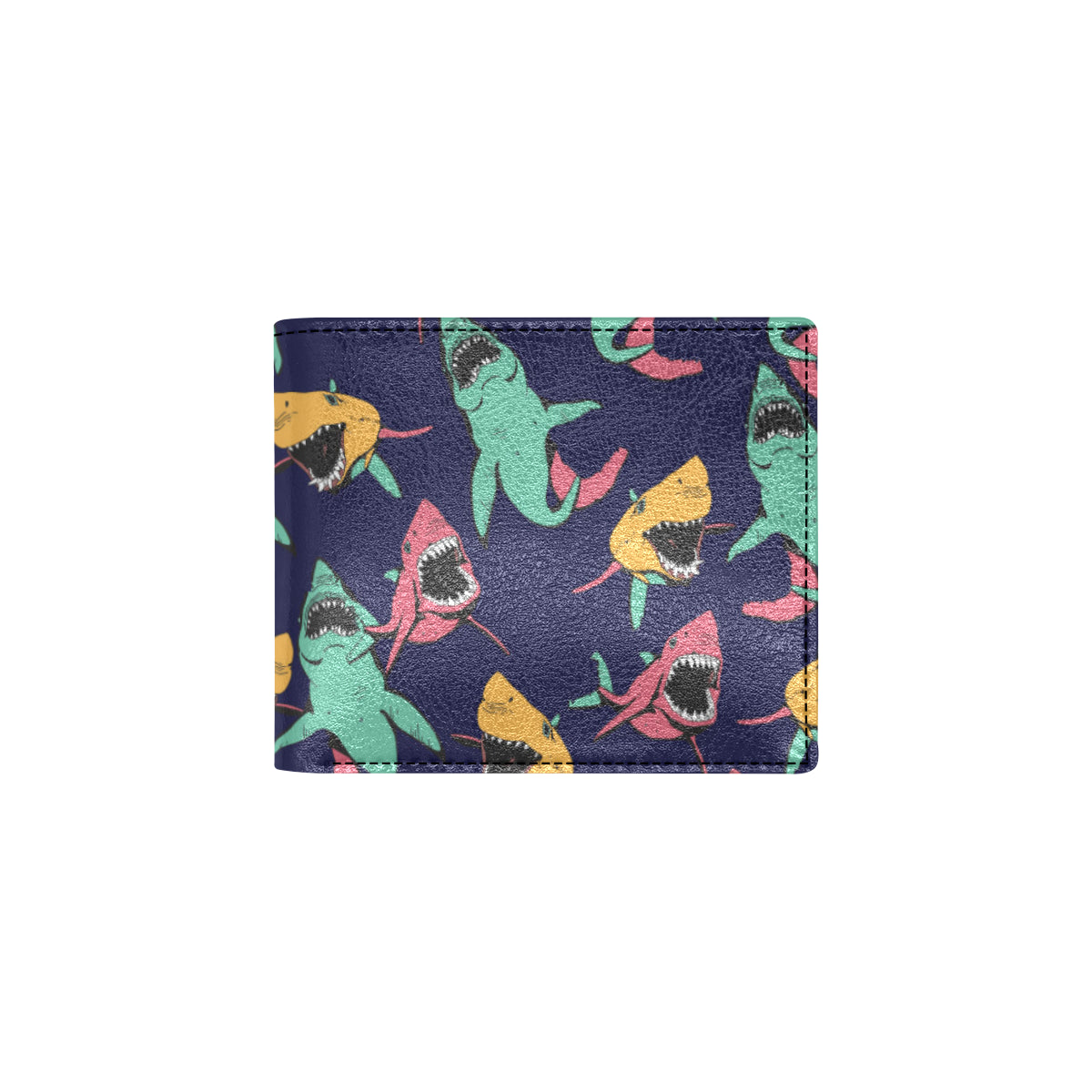 Shark Bite Pattern Men's ID Card Wallet – JorJune