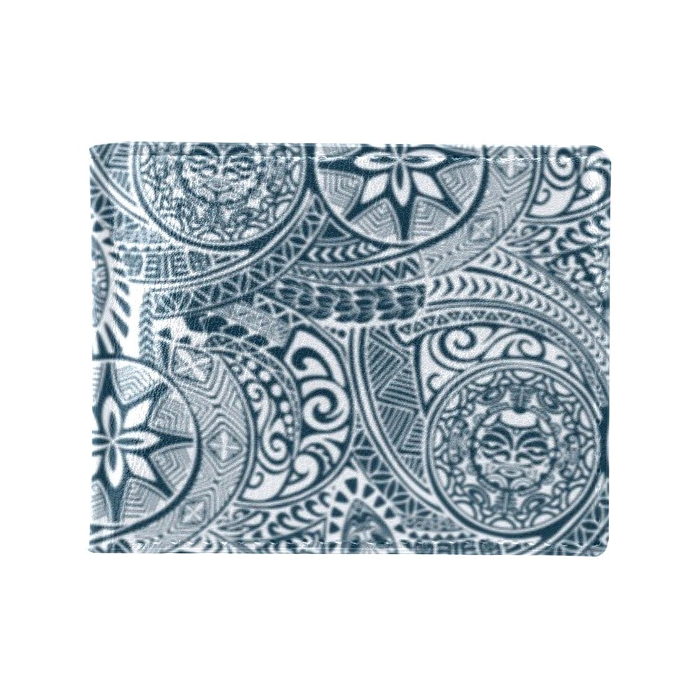 Samoan Pattern Print Design LKS306 Men's ID Card Wallet – JorJune