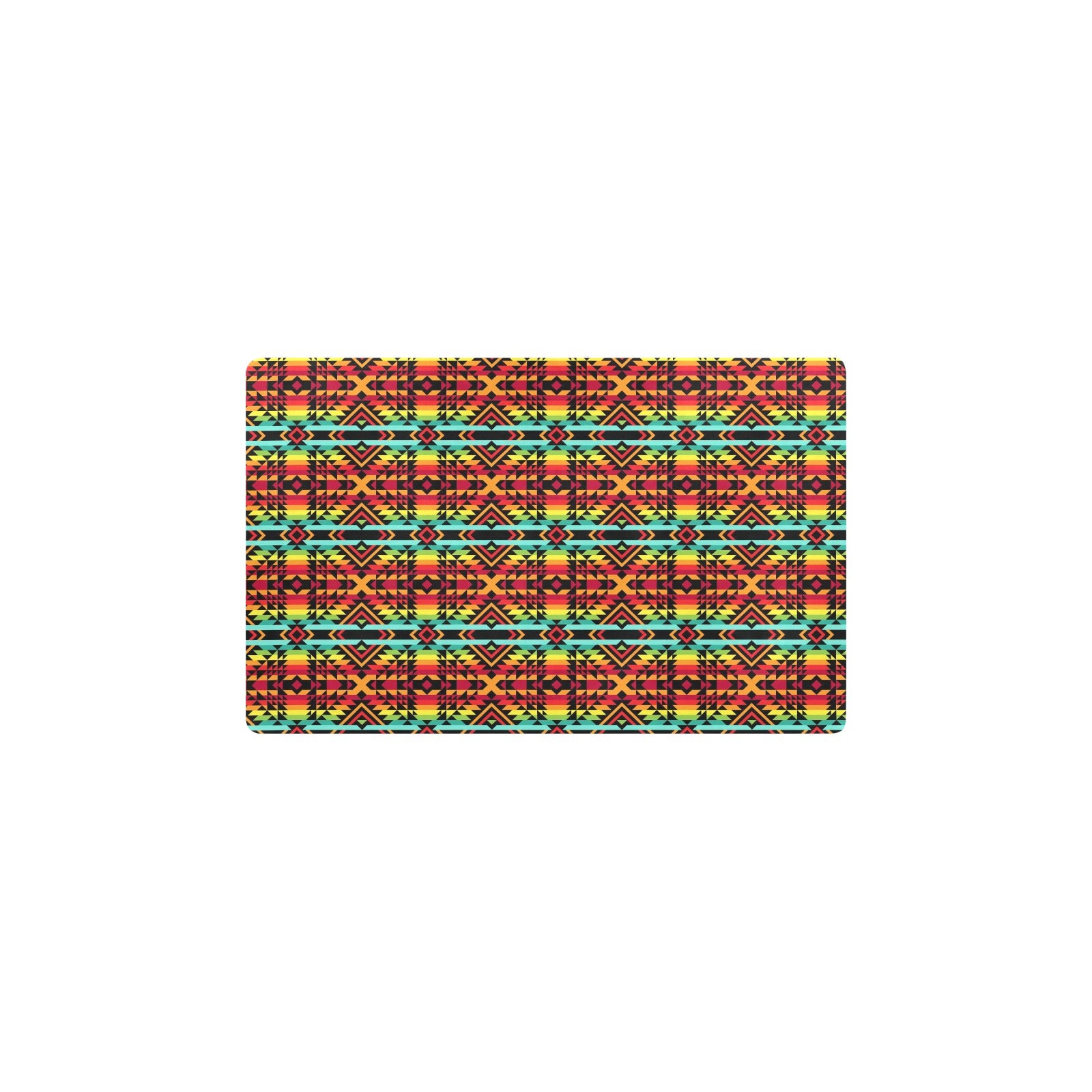 Kente Red Design African Print Kitchen Mat – JorJune