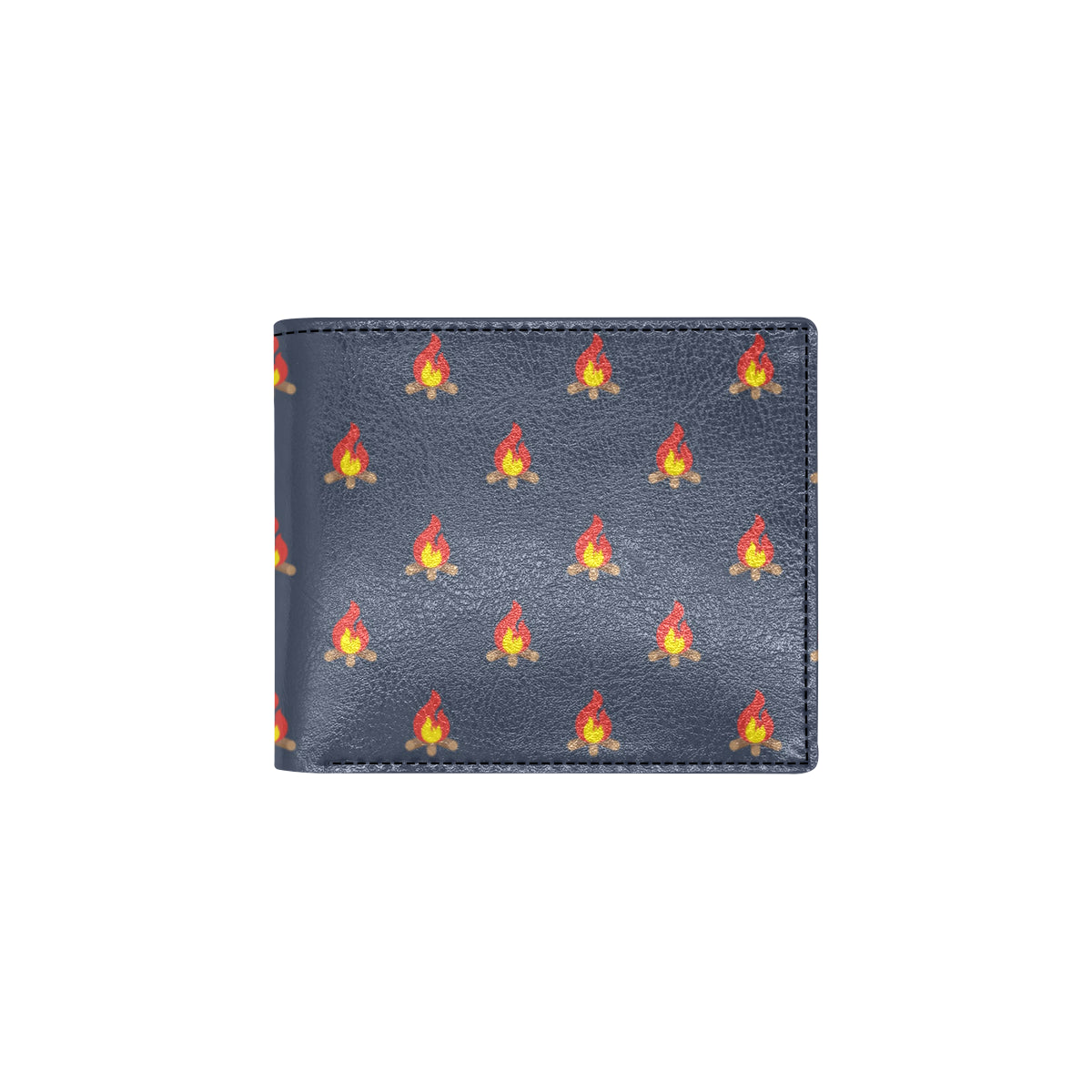 Campfire Pattern Print Design 02 Men's ID Card Wallet – JorJune