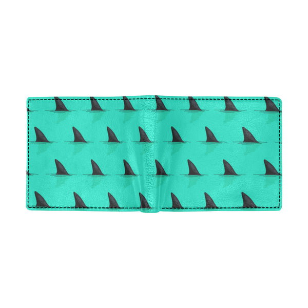 Shark Fin Pattern Men's ID Card Wallet - JorJune