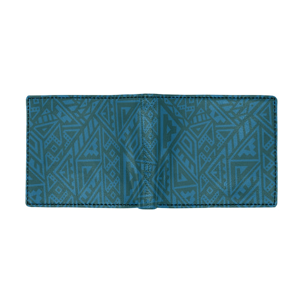 Maori Pattern Print Design 03 Men's ID Card Wallet - JorJune