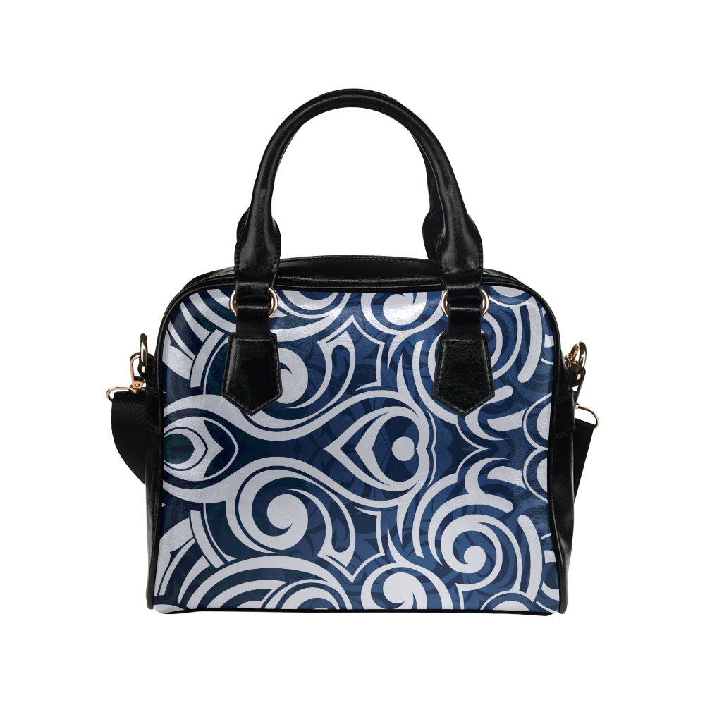 Maori Pattern Print Design 01 Shoulder Handbag – JorJune