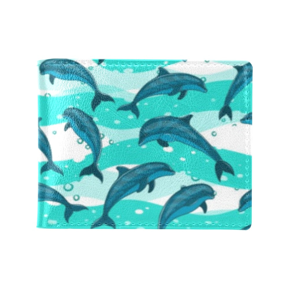 Dolphin Design Print Pattern Men's ID Card Wallet – JorJune