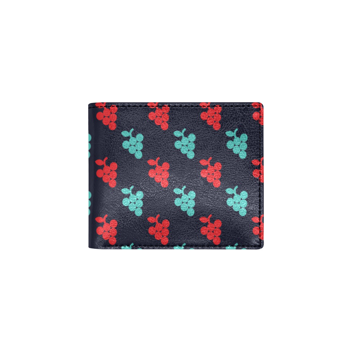 Grape Pattern Print Design GP07 Men's ID Card Wallet – JorJune