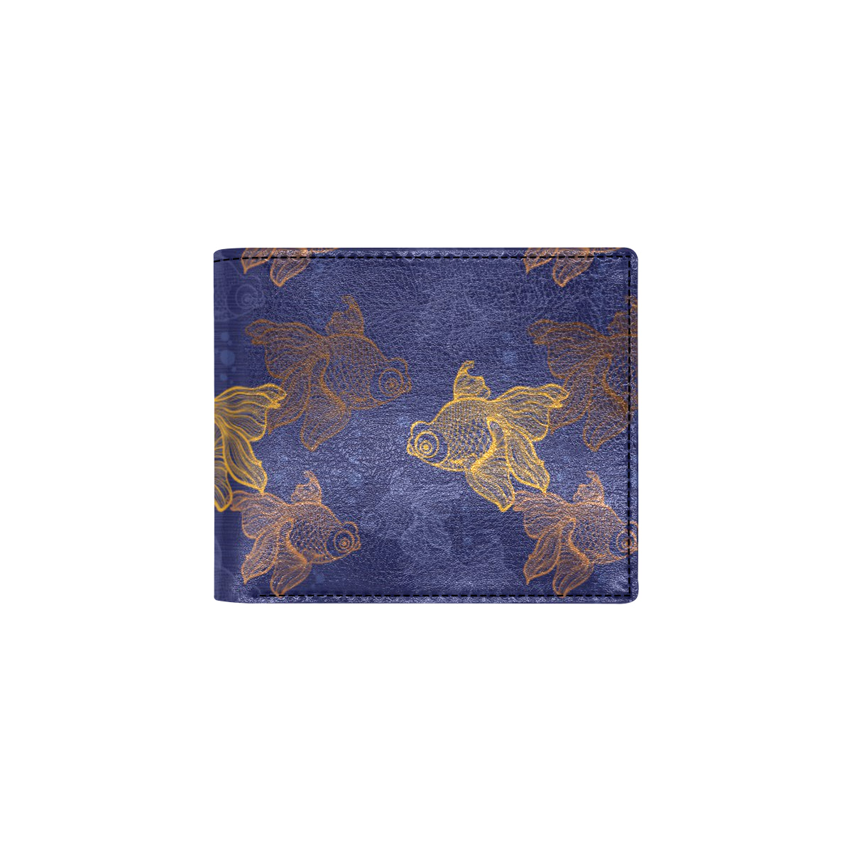 Goldfish Pattern Print Design 01 Men's ID Card Wallet – JorJune