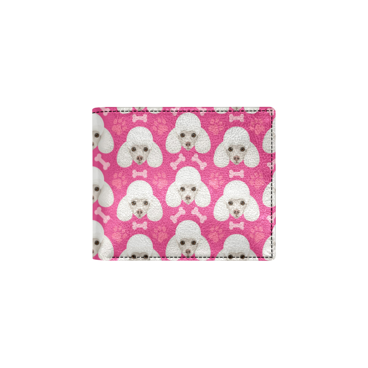 Poodle Pattern Print Design A04 Men's ID Card Wallet – JorJune