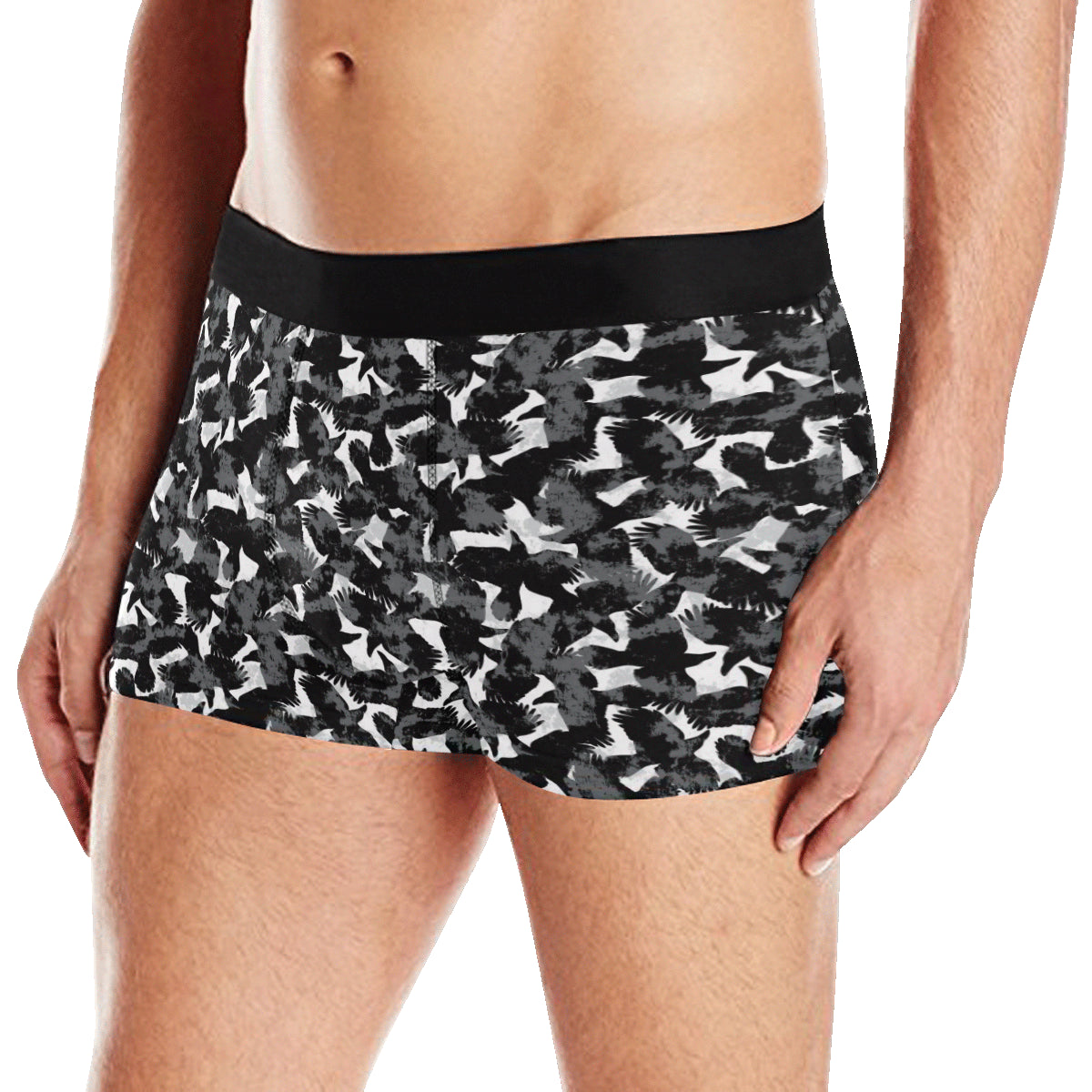Crow Pattern Print Design 01 Men's Boxer Briefs – JorJune