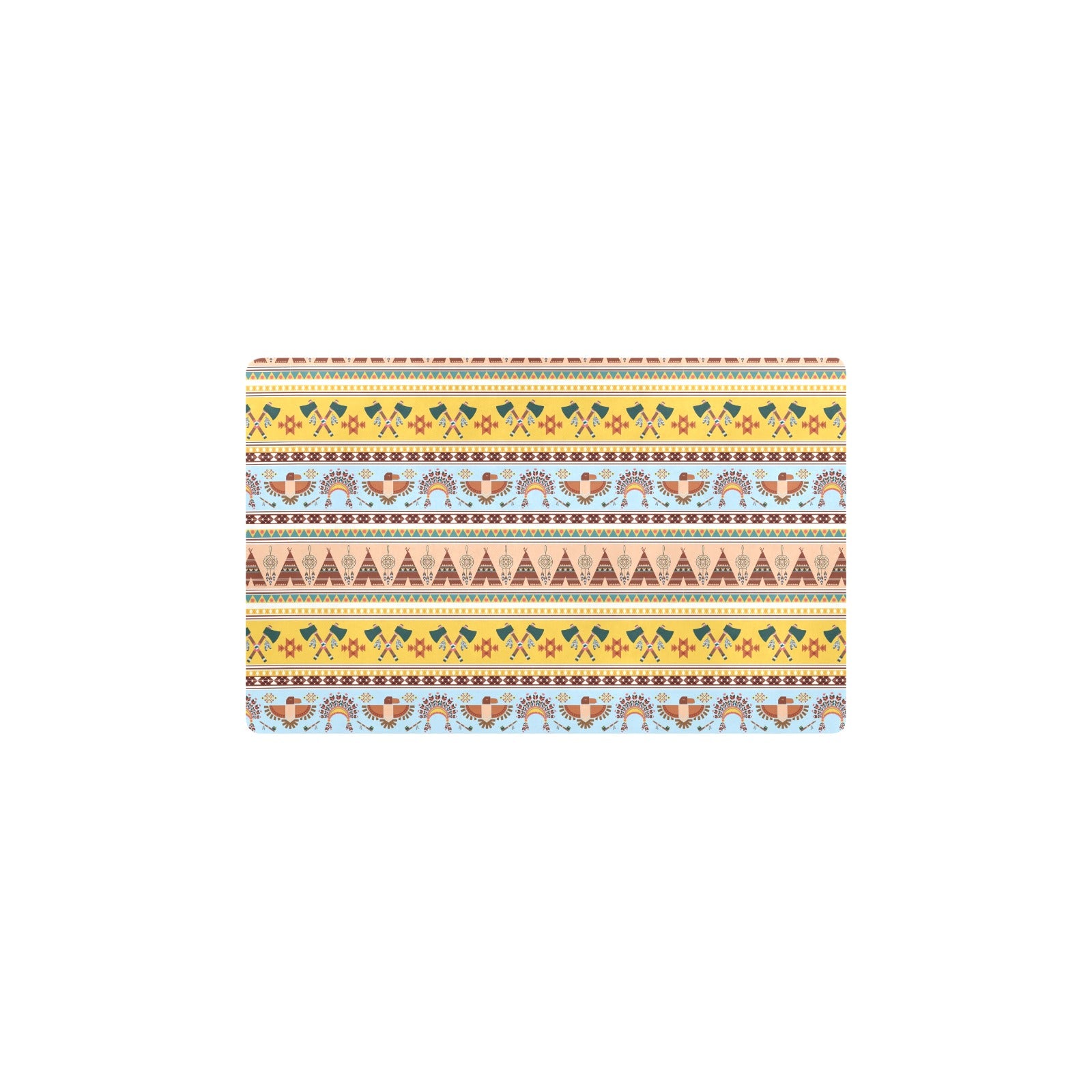 Native American Pattern Design Print Kitchen Mat – JorJune