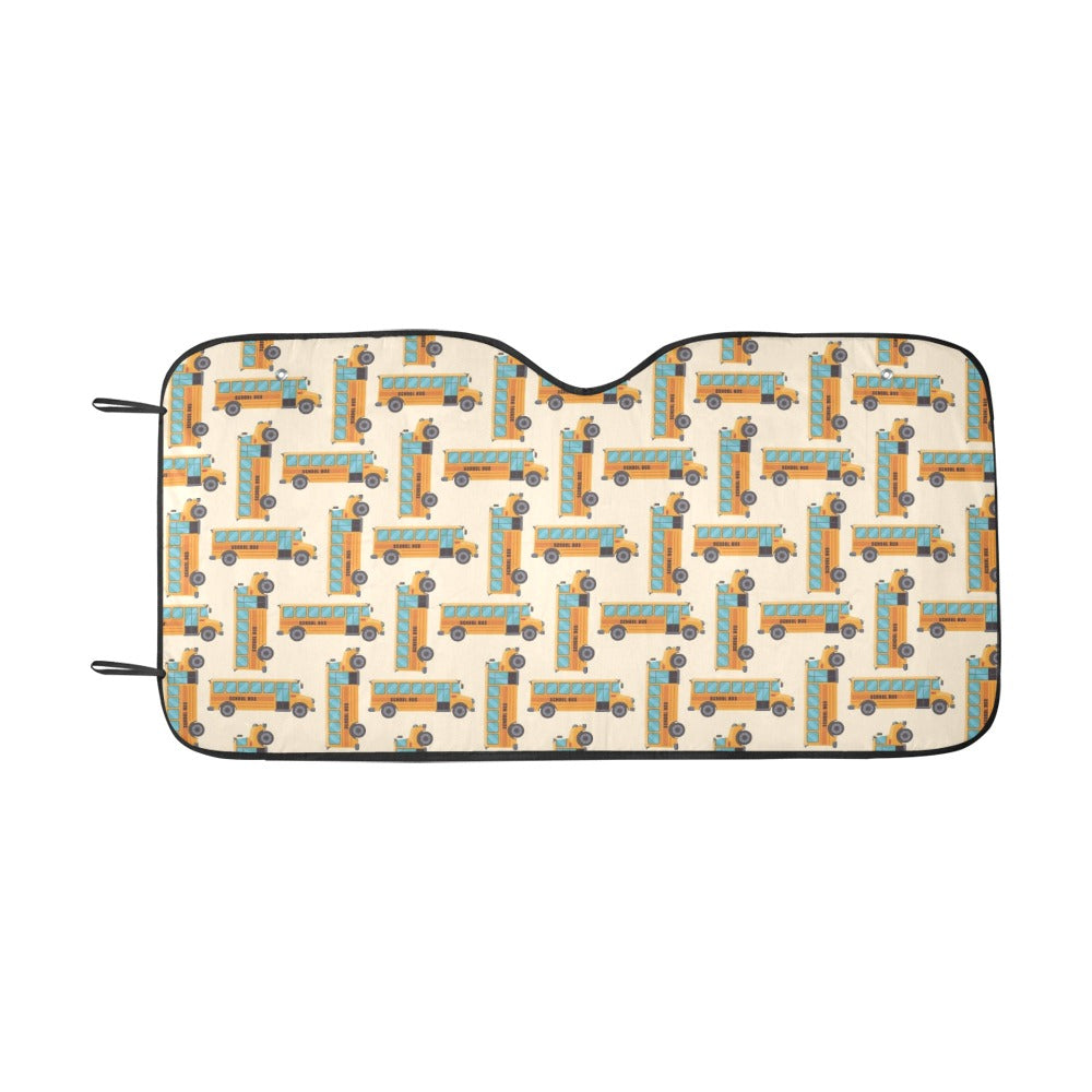 School Bus Print Design LKS305 Car front Windshield Sun Shade – JorJune