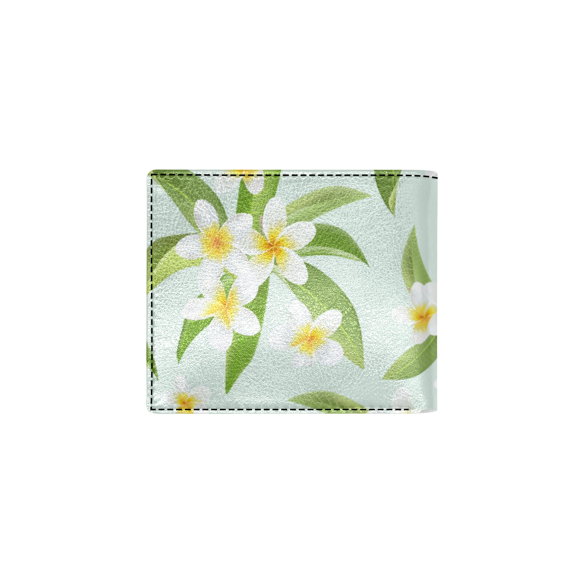 Yellow Plumeria Pattern Print Design PM024 Men's ID Card Wallet - JorJune
