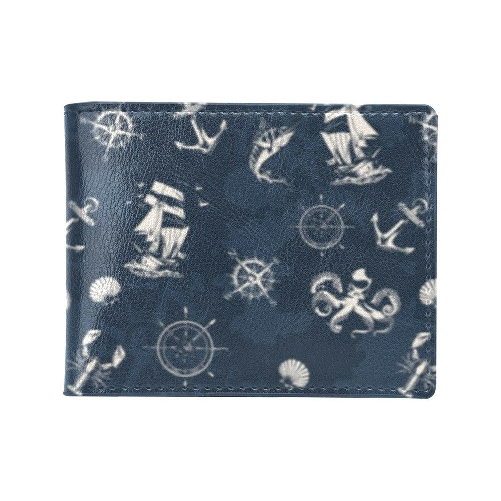Nautical Sea Themed Print Men's ID Card Wallet – JorJune