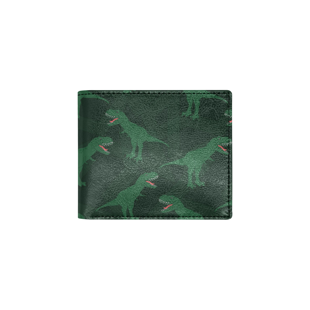 T Rex Pattern Print Design A06 Men's ID Card Wallet – JorJune