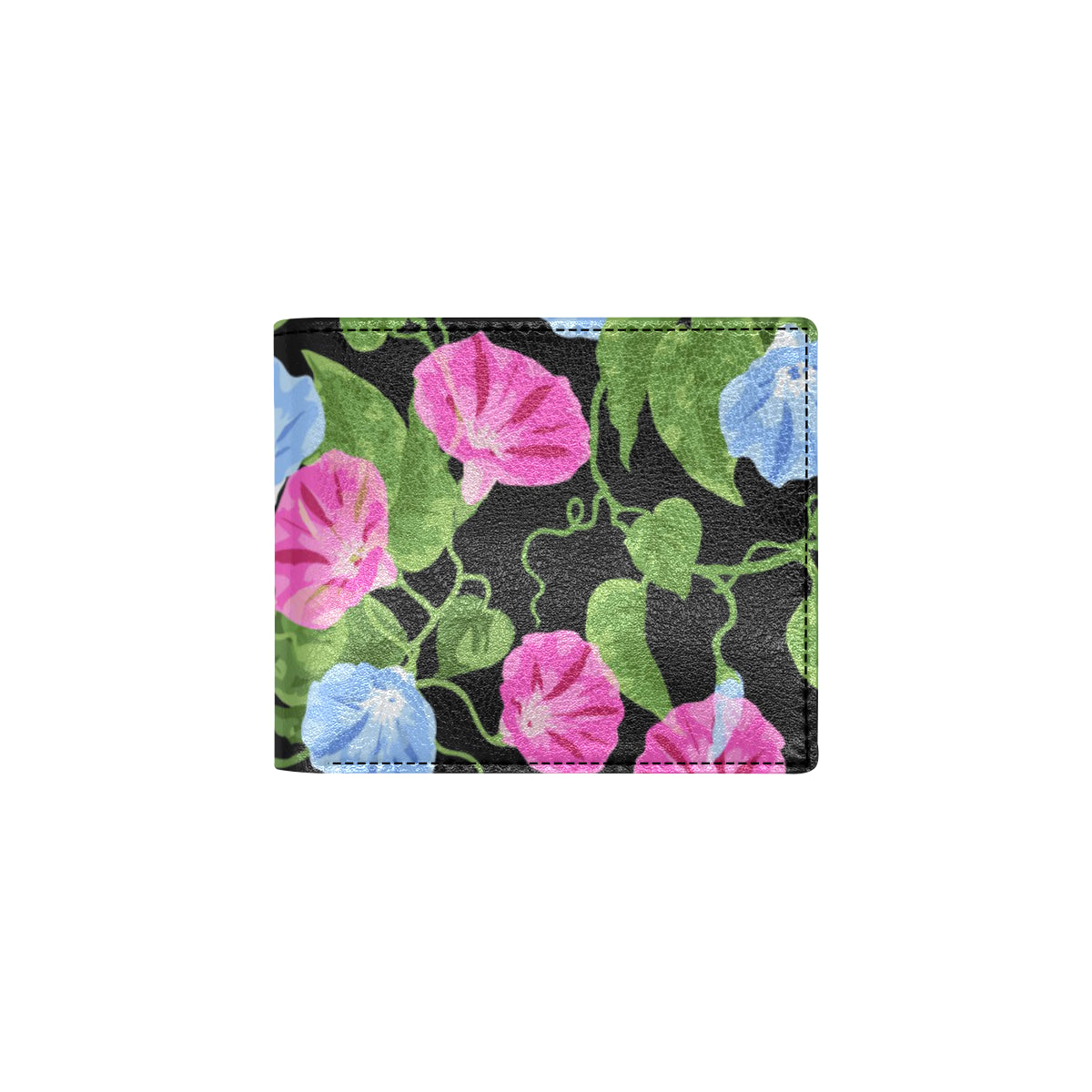 Morning Glory Pattern Print Design MG04 Men's ID Card Wallet – JorJune