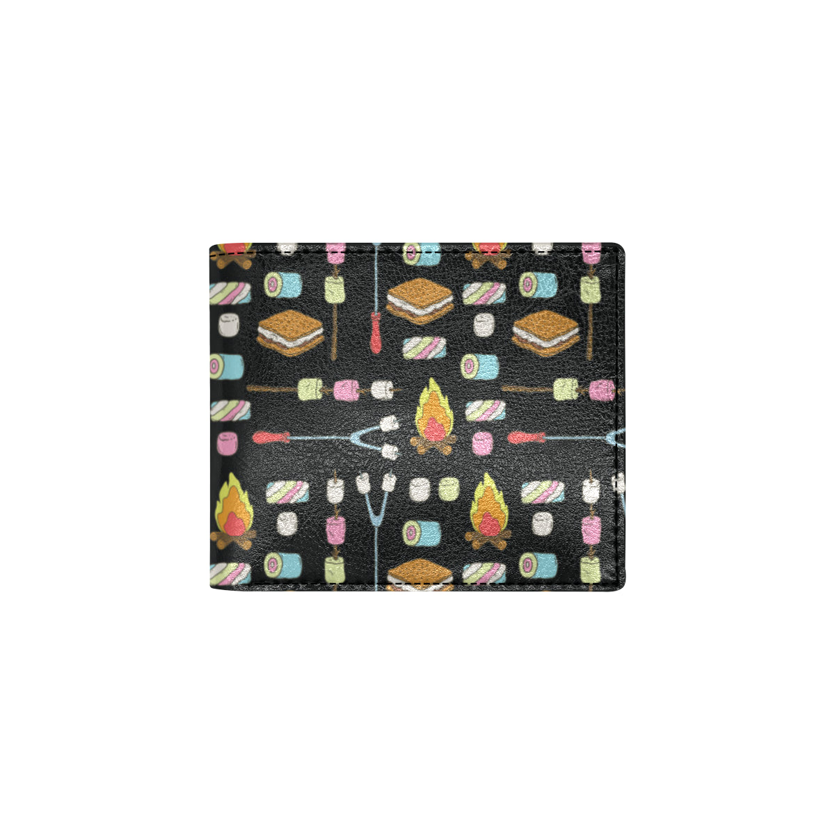 Camping Campfire Marshmallows Men's ID Card Wallet – JorJune