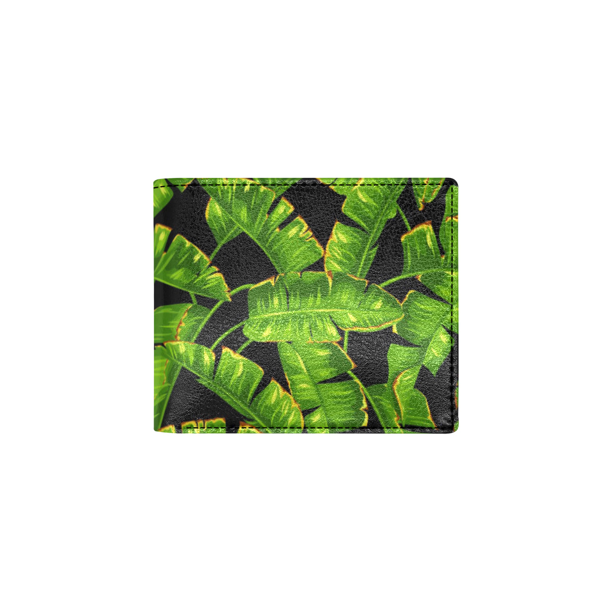 Banana Leaf Pattern Print Design BL06 Men's ID Card Wallet – JorJune