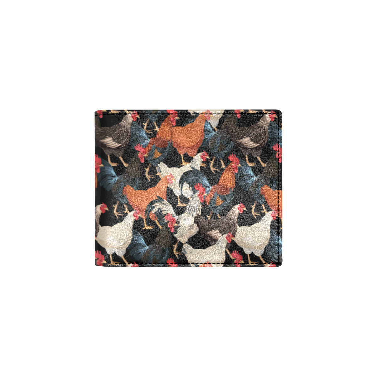 Chicken Print Pattern Men's ID Card Wallet – JorJune