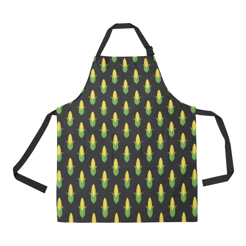 Corn Pattern Print Design 05 Apron with Pocket – JorJune