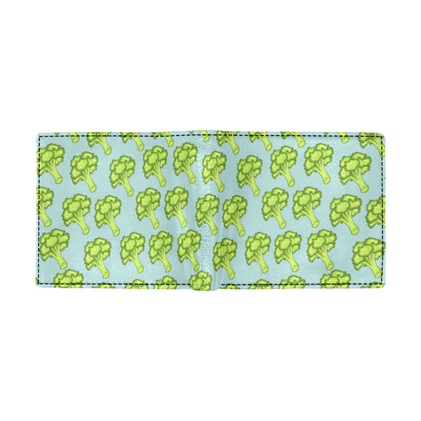Broccoli Pattern Print Design 02 Men's ID Card Wallet - JorJune