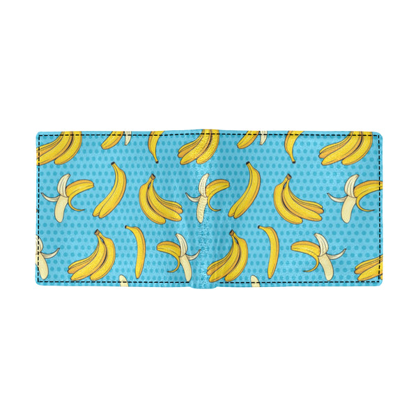 Banana Pattern Print Design BA08 Men's ID Card Wallet - JorJune