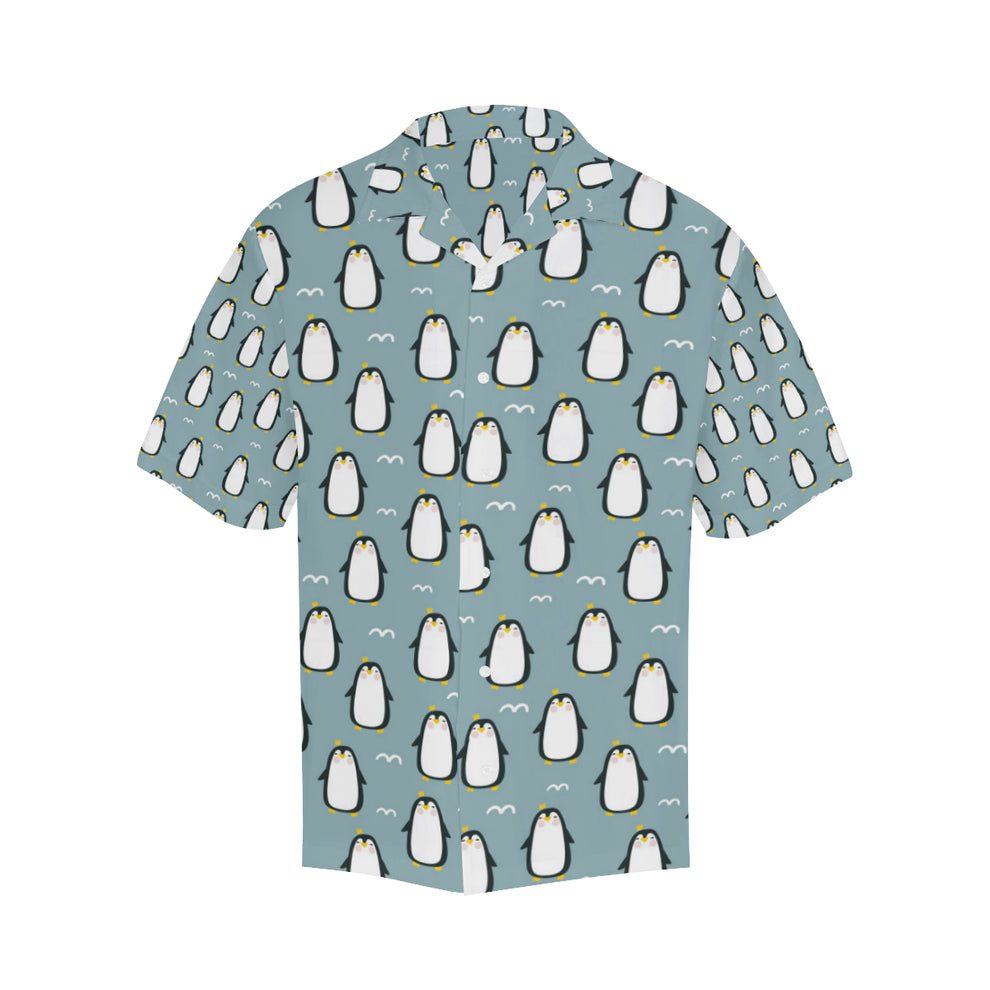 Penguin Pattern Print Design A02 Men's Hawaiian Shirt – JorJune