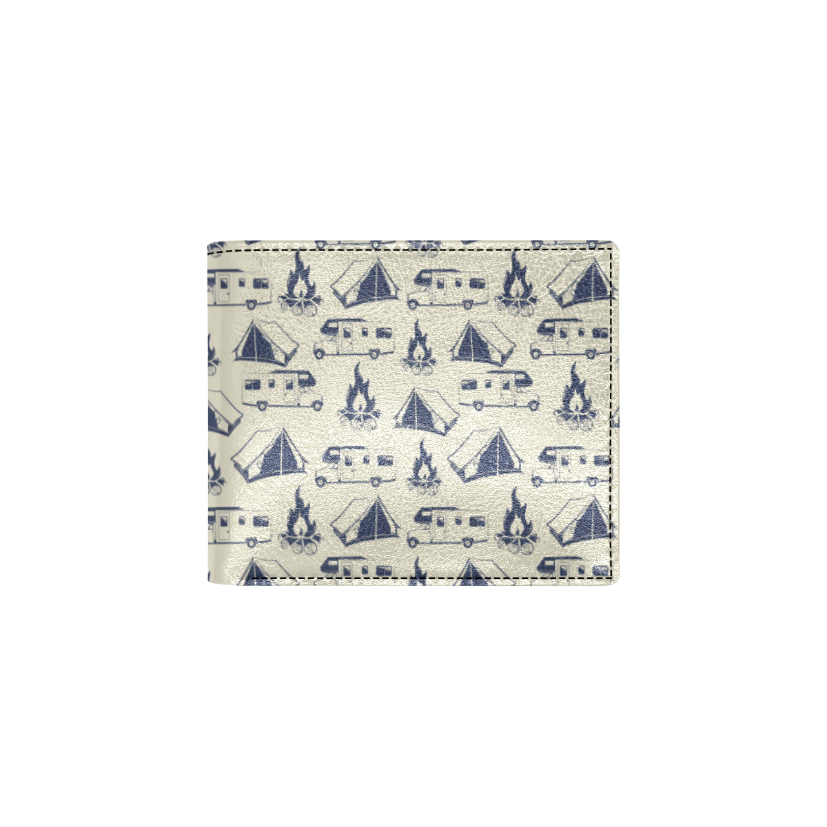 Campfire Pattern Print Design 01 Men's ID Card Wallet – JorJune