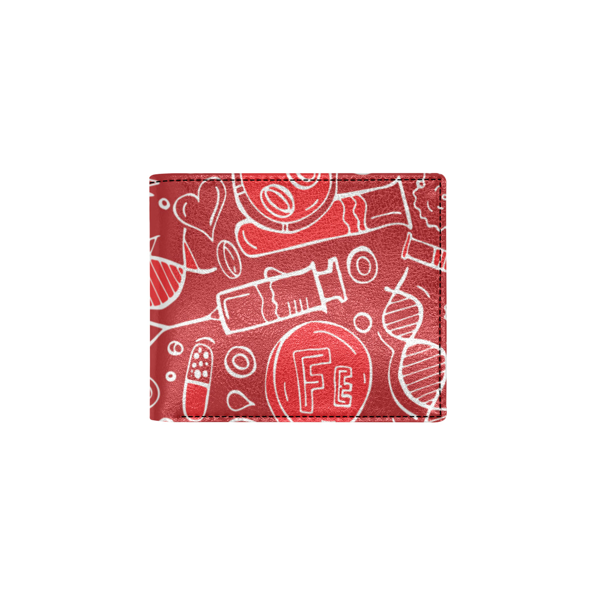 Phlebotomist Pattern Print Design A02 Men's ID Card Wallet – JorJune