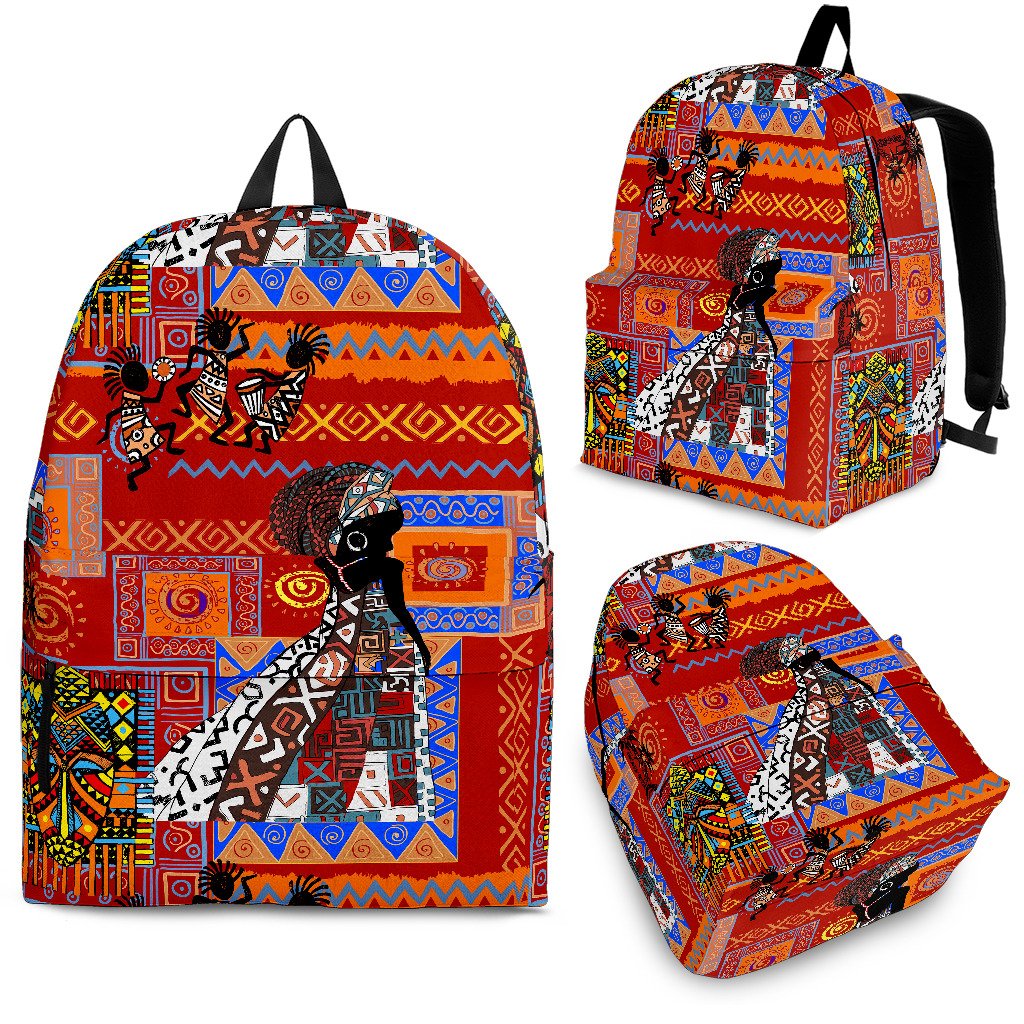 African Print Pattern Premium Backpack – JorJune