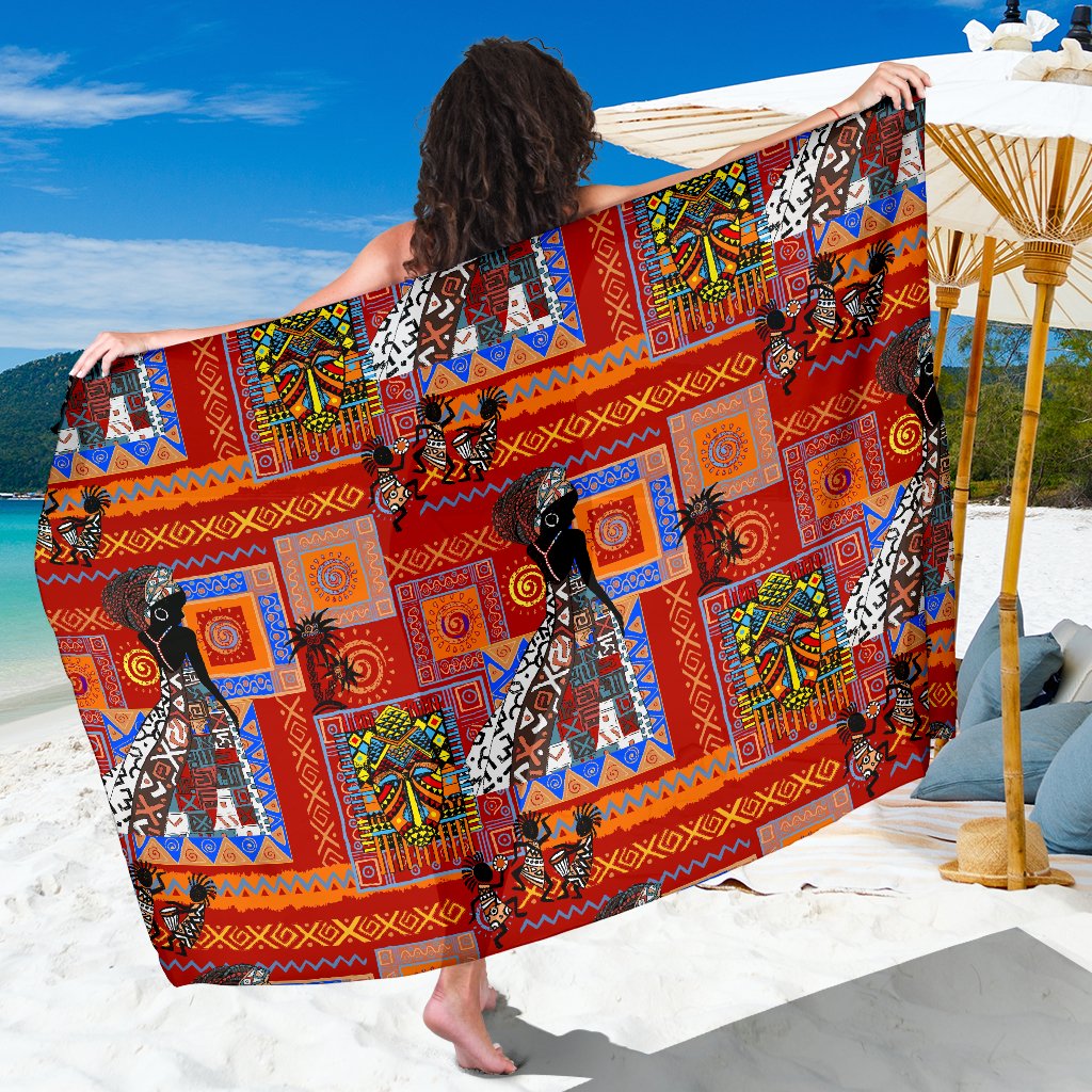African Print Pattern Sarong Pareo Wrap – JorJune