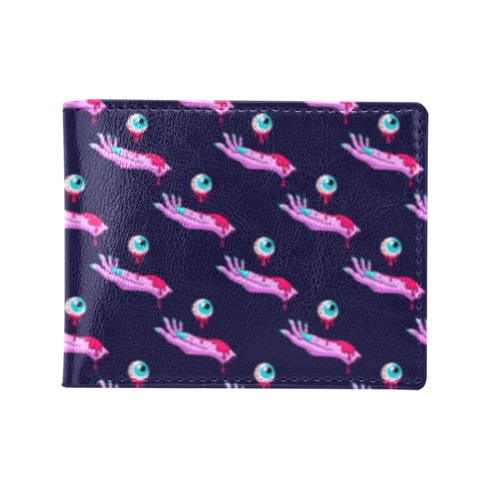 Zombie Pink Hand Design Pattern Print Men's ID Card Wallet – JorJune