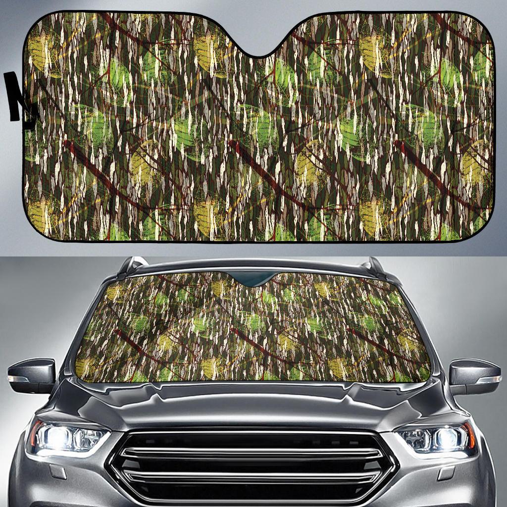 Camouflage Realtree Pattern Print Design 02 Car front Windshield Sun S ...