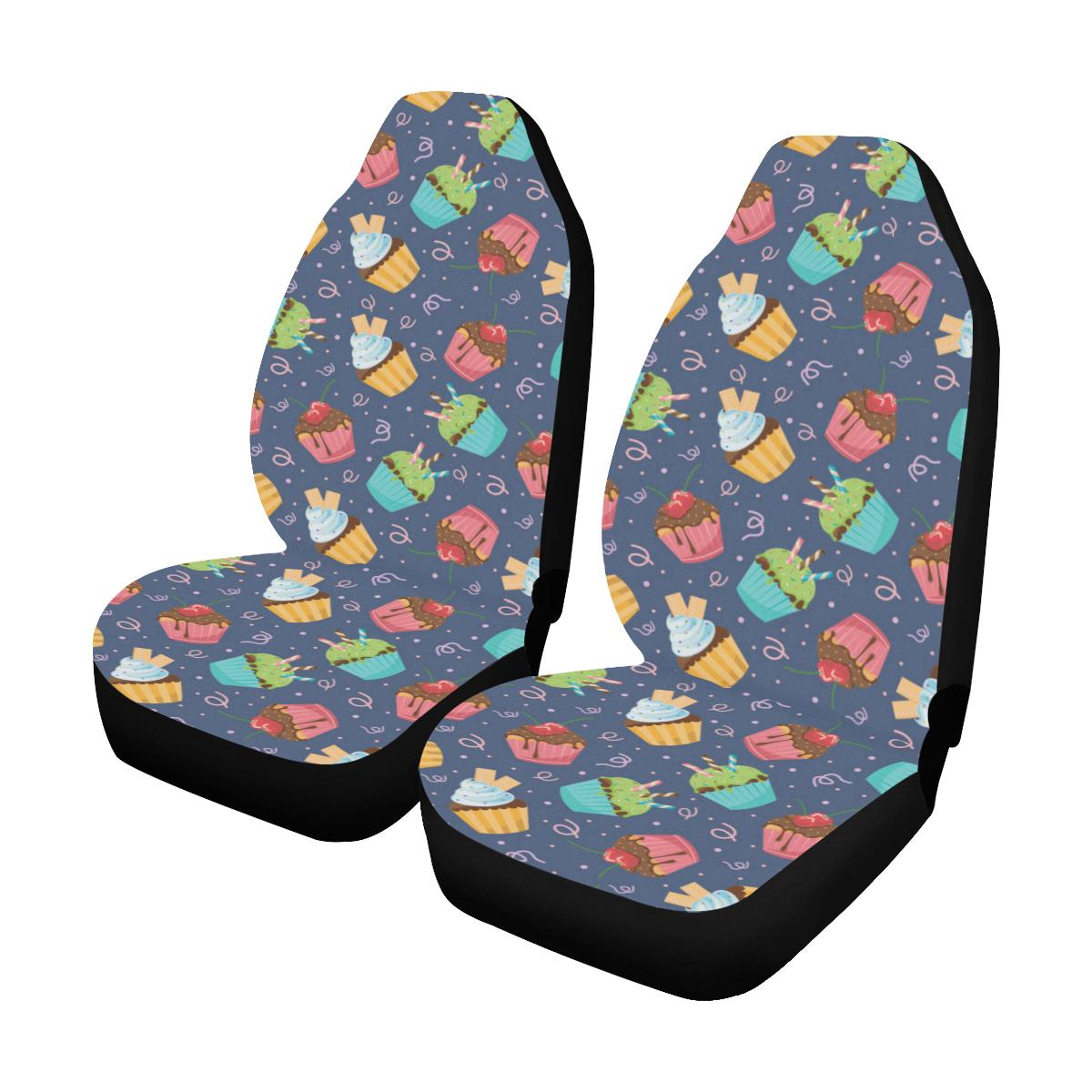 Cupcake Pattern Print Design 02 Universal Fit Car Seat Covers – JorJune