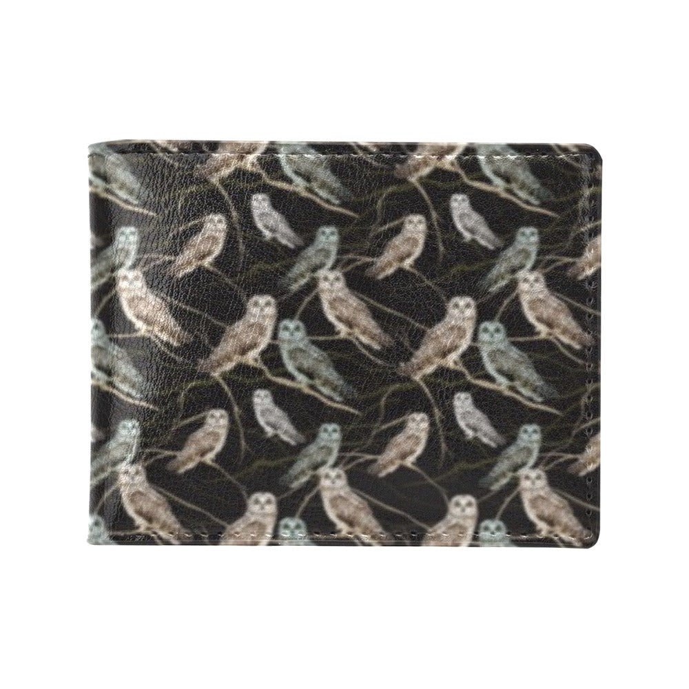Owl Branch Themed Design Print Men's ID Card Wallet – JorJune