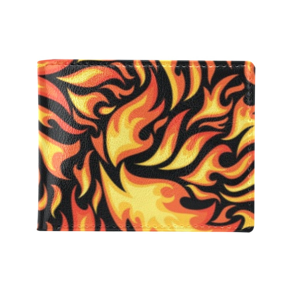 Flame Fire Design Pattern Men's ID Card Wallet – JorJune