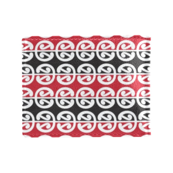 Maori Classic Themed Design Print Men's ID Card Wallet - JorJune