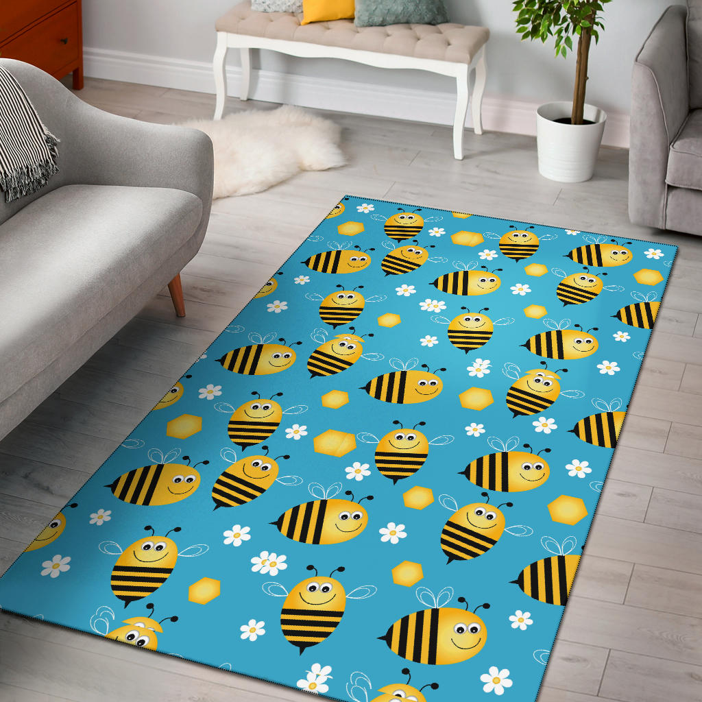Bee Pattern Print Design BEE06 Area Rugs – JorJune