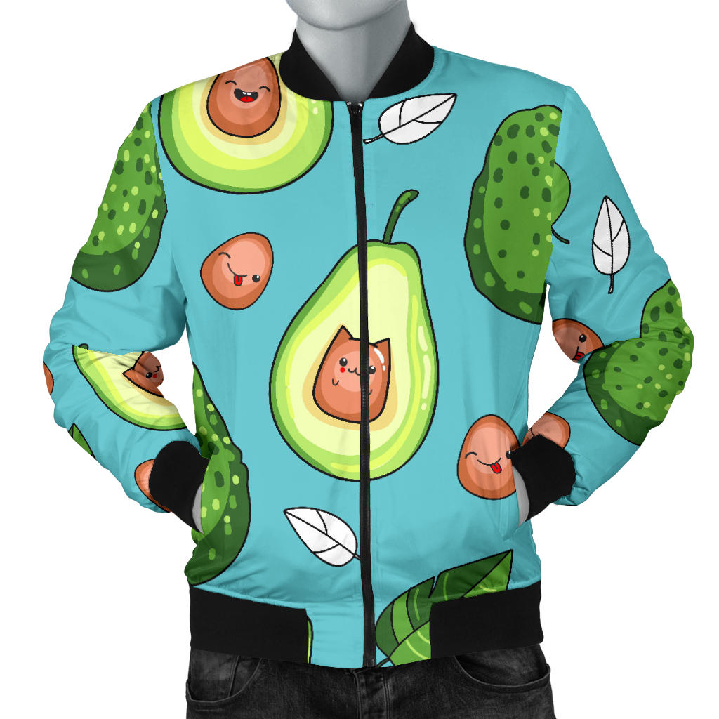 Avocado Pattern Print Design AC05 Men Bomber Jacket – JorJune