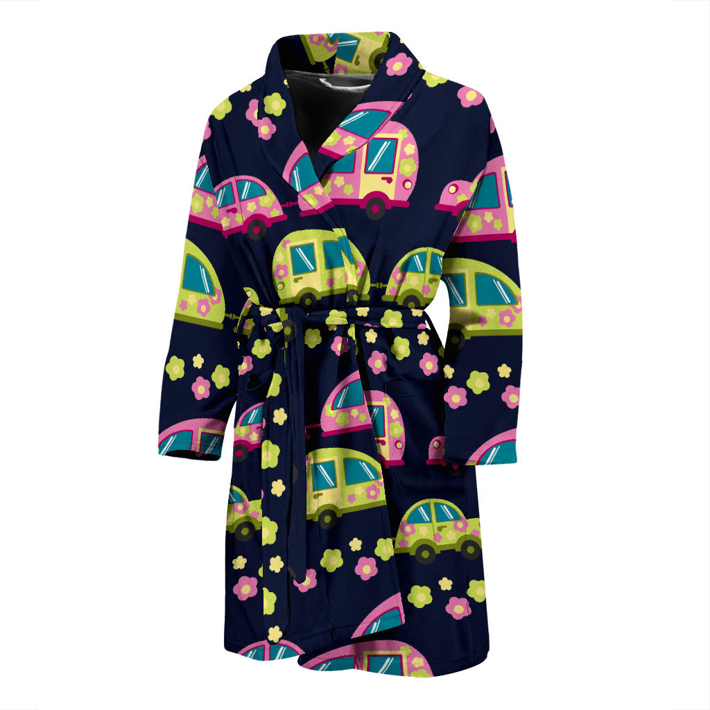 Camper Cute Camping Design No 3 Print Men Bathrobe – JorJune