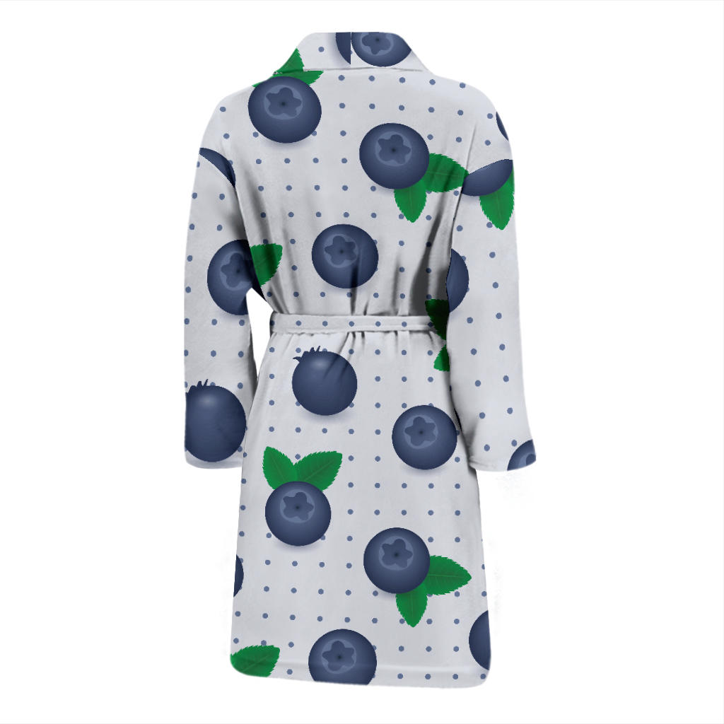 Blueberry Pattern Print Design BB02 Men Bathrobe – JorJune