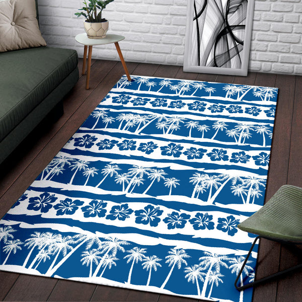 Hawaiian Themed Pattern Print Design H021 Area Rugs - JorJune