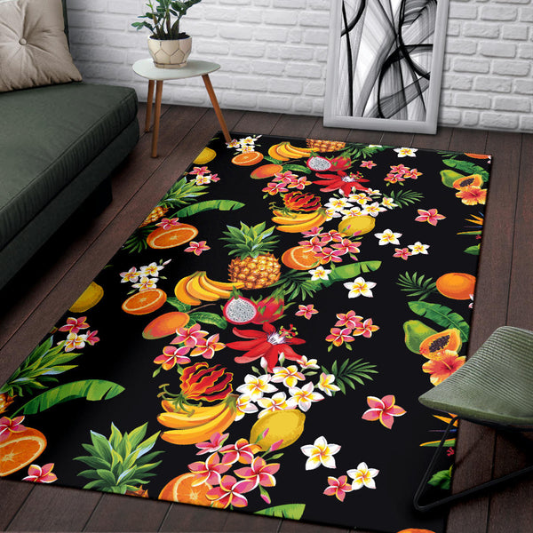 Tropical Fruits Pattern Print Design TF02 Area Rugs - JorJune