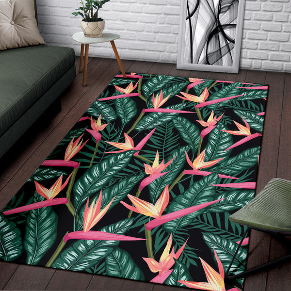 Bird Of Paradise Pattern Print Design BOP03 Area Rugs - JorJune