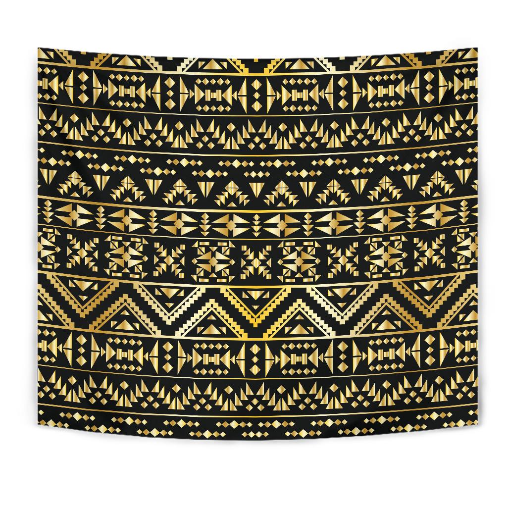 Gold Aztec Tribal Tapestry – JorJune