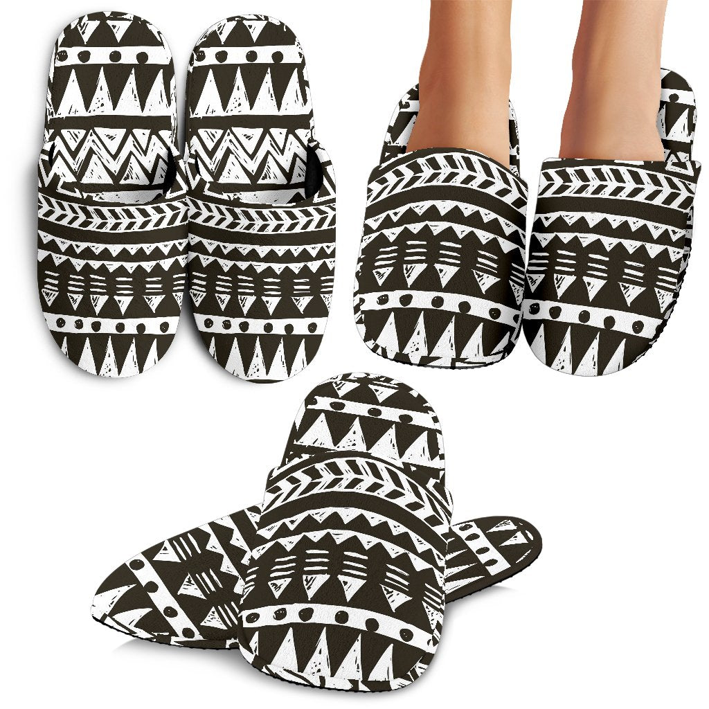 Hand Draw Tribal Aztec House Slippers – JorJune