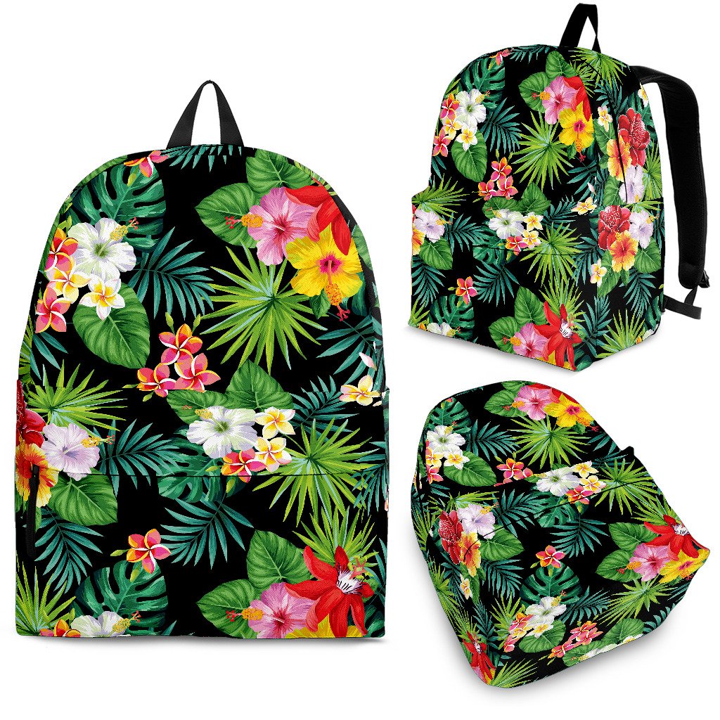 Hibiscus Hawaiian Flower Tropical Premium Backpack – JorJune