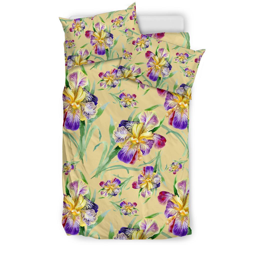 Iris Pattern Print Design IR06 Bedding Set – JorJune