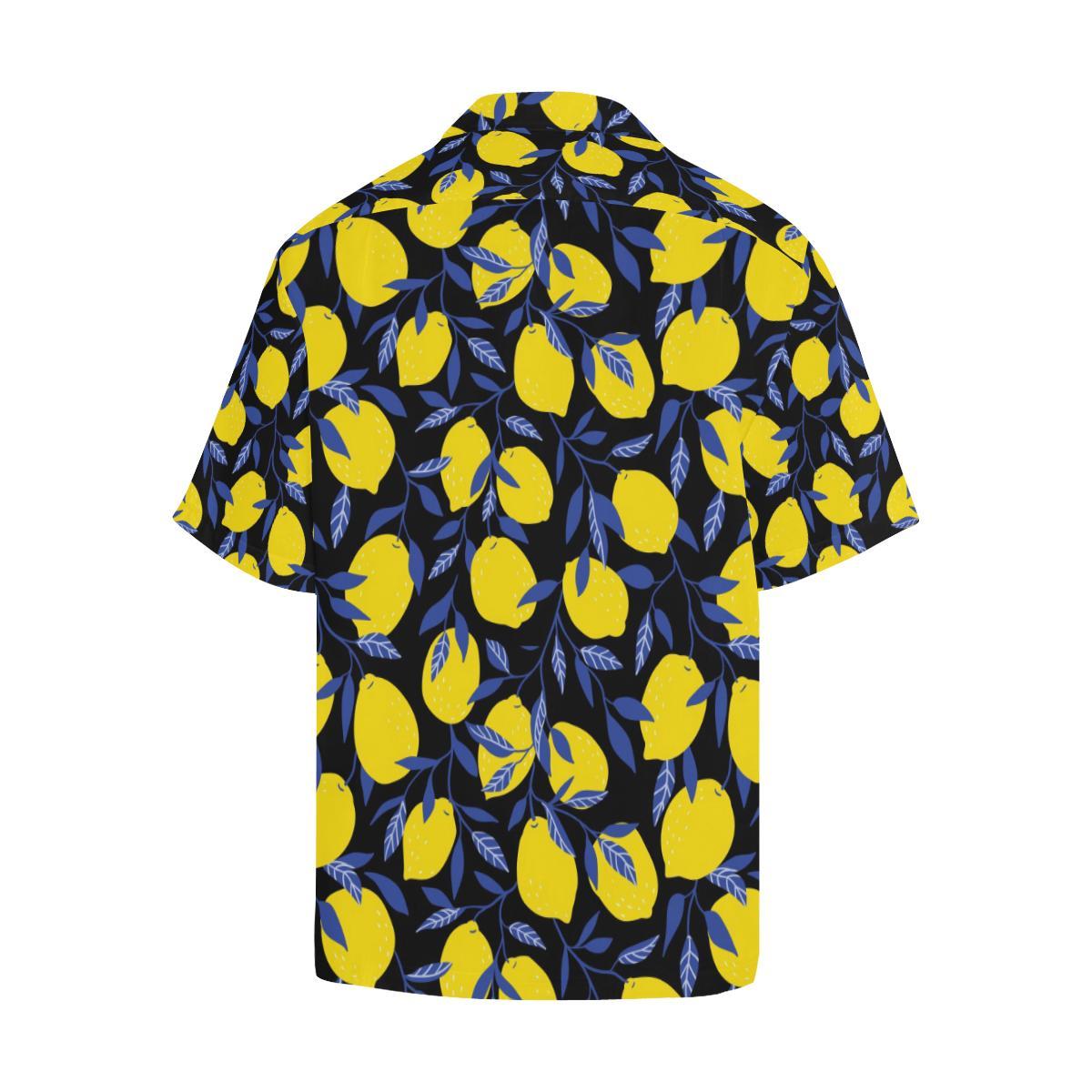 Lemon Pattern Print Design LM01 Men's Hawaiian Shirt - JorJune